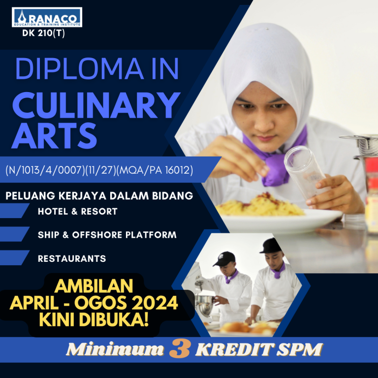Diploma In Culinary Arts - Program Diploma RETI